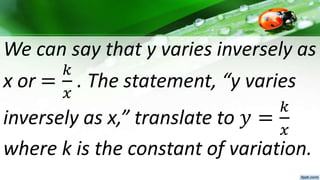 inverse varition | PPTX