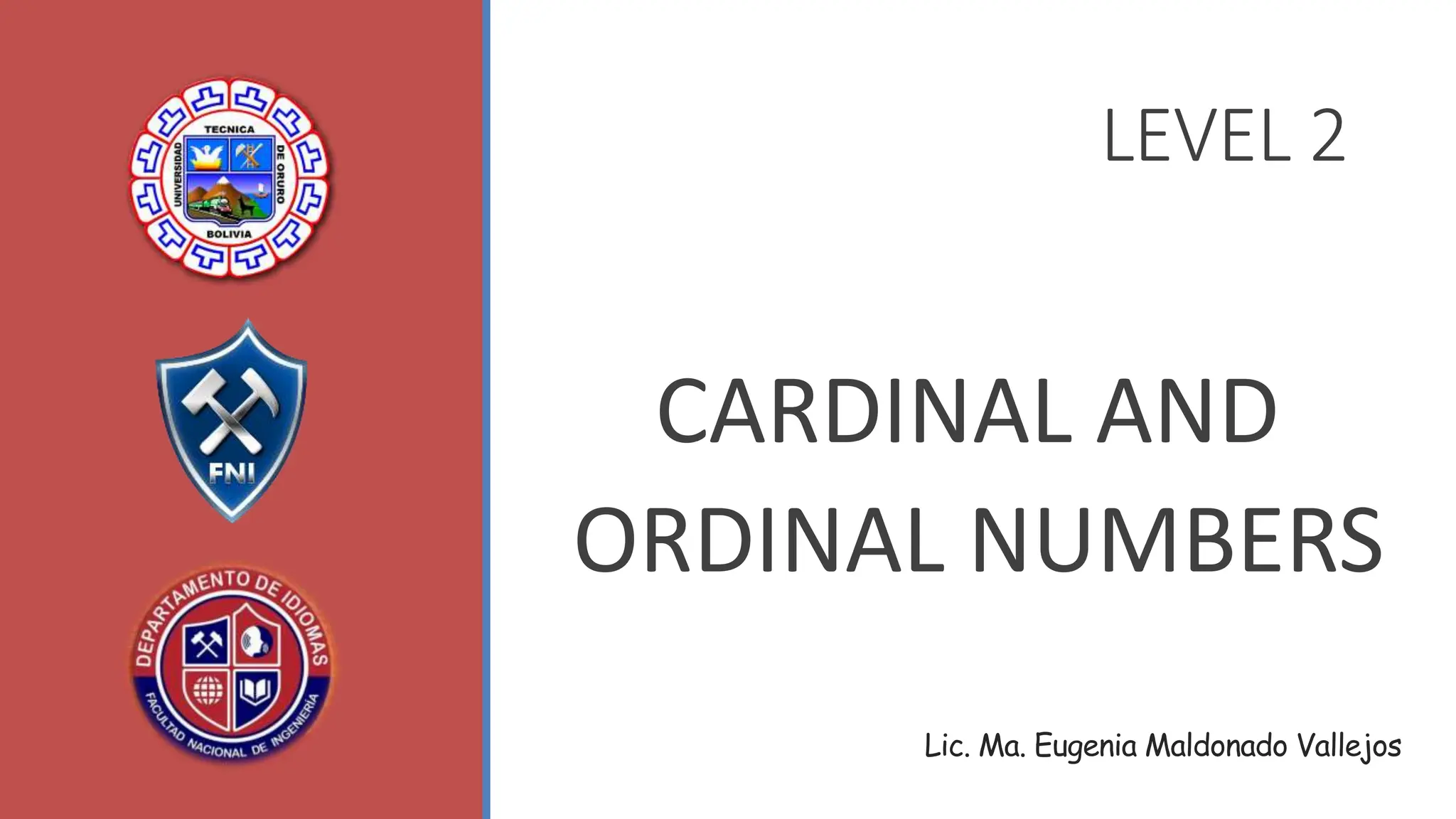 2nd - L7 - Cardinal and Ordinal numbers.pptx