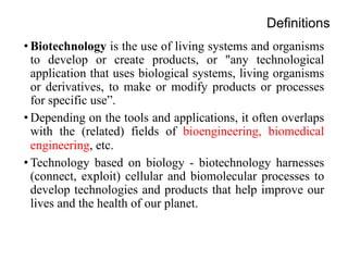 Introduction to Biotech | PDF