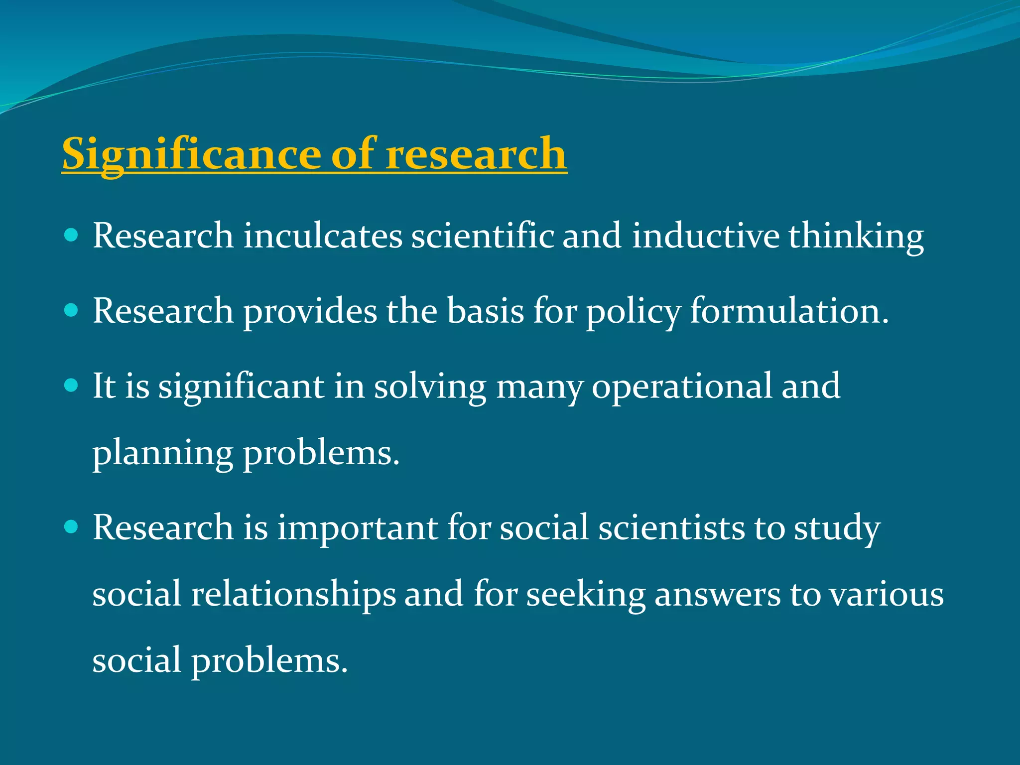 2nd objectives and significance of research | PPTX