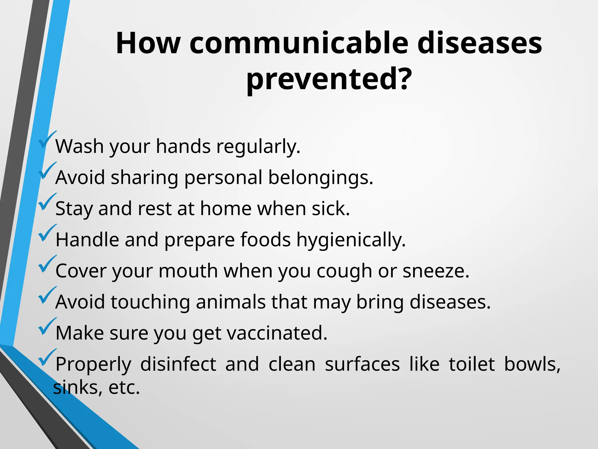 Health Grade eight fourth quarter communicable Diseases | PPTX