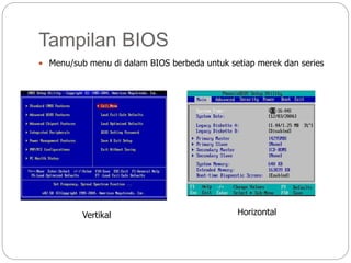 pengenalan bios & pc hardware diagnostic | PPTX