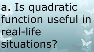 quadratic functions | PPT