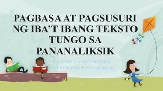 Presentation sa Pagbasa at Pagsulat senior high | PPTX
