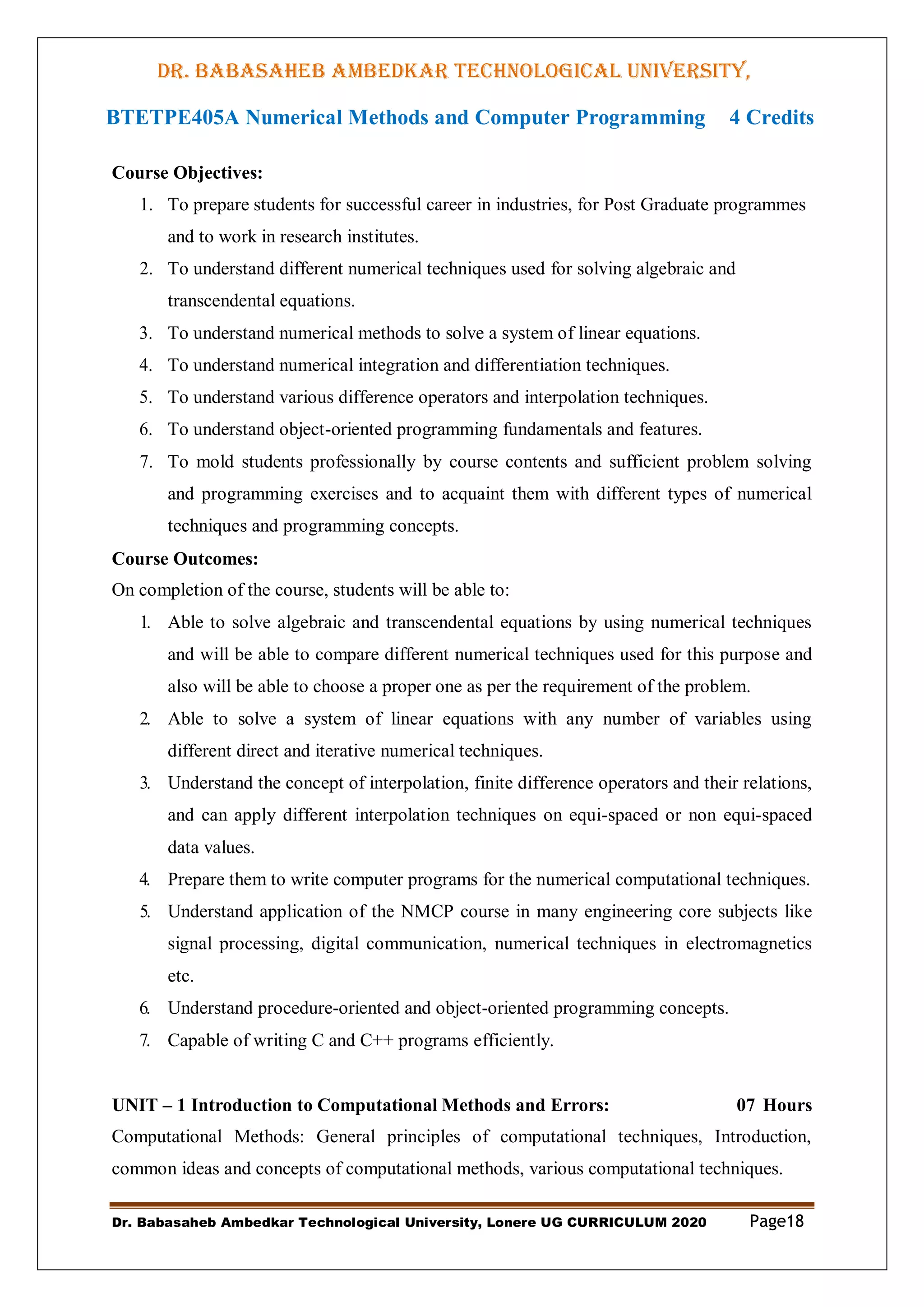 DBATU syllabus 2nd year-syllabus-extc-and-allied-branches-w.e.f-ay-2021-2022 (1) | PDF