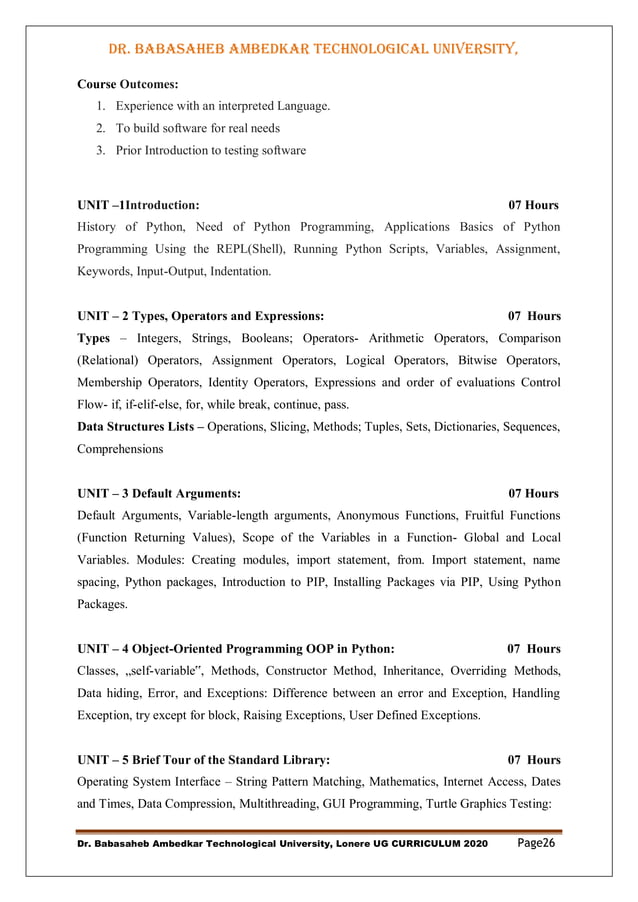 DBATU syllabus 2nd year-syllabus-extc-and-allied-branches-w.e.f-ay-2021 ...