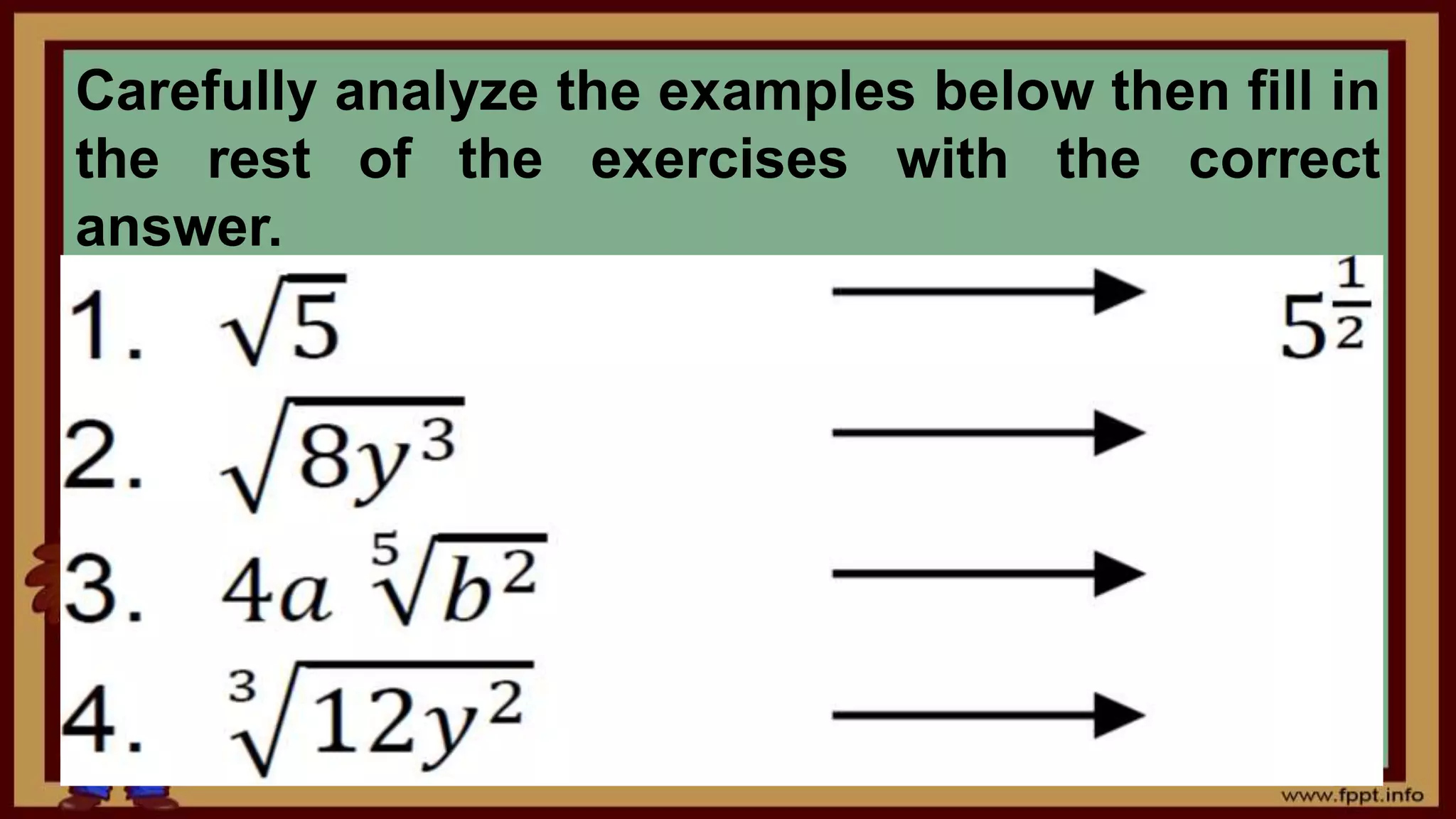 zero, negative and rational exponents | PPTX