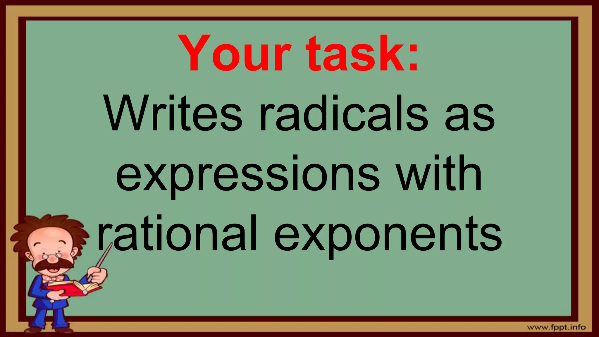 zero, negative and rational exponents | PPTX