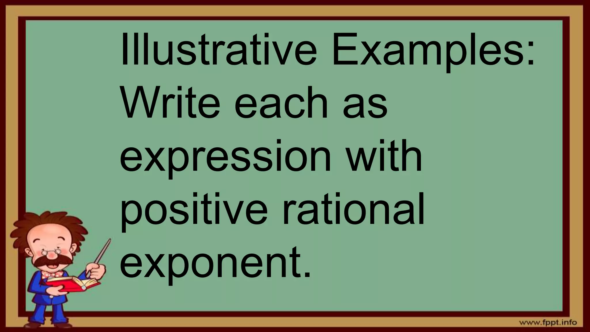 zero, negative and rational exponents | PPTX