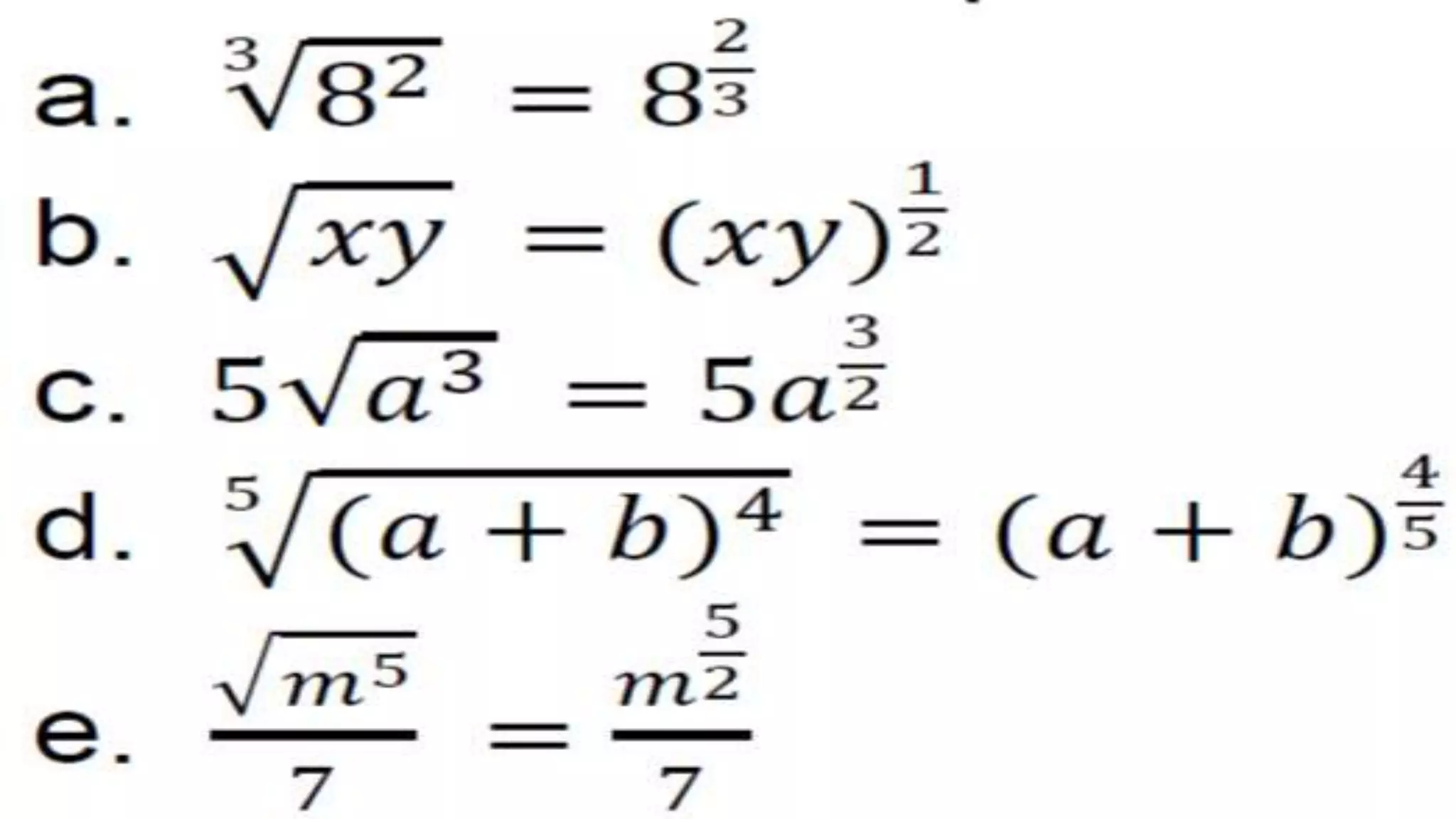 zero, negative and rational exponents | PPTX