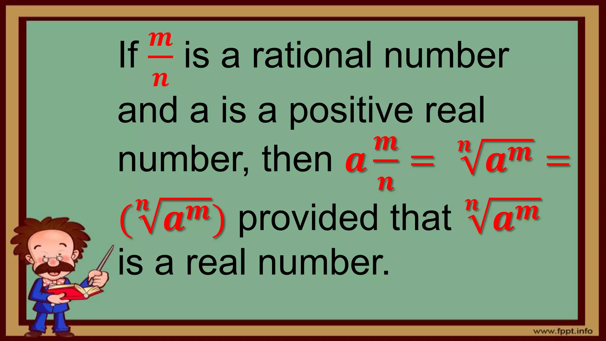 zero, negative and rational exponents | PPTX