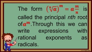 zero, negative and rational exponents | PPTX