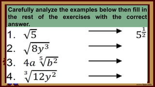 zero, negative and rational exponents | PPTX