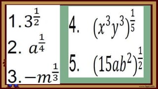 zero, negative and rational exponents | PPTX