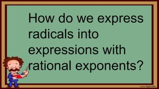 zero, negative and rational exponents | PPTX