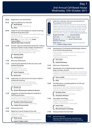 2nd Annual Cell Based Assays (2011) Pp | PDF