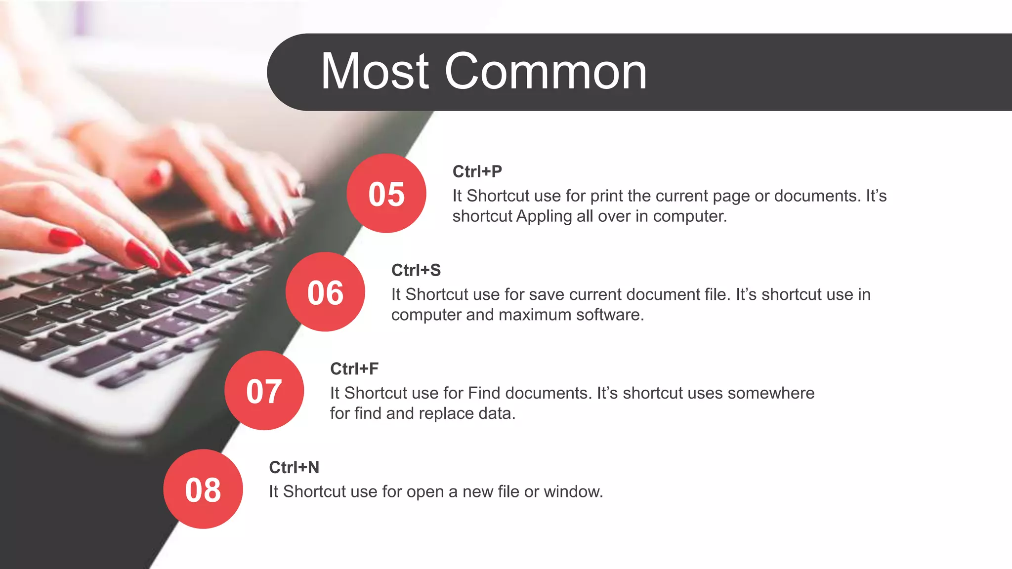 Important Shortcut Keys of Computer keyboard | PPTX
