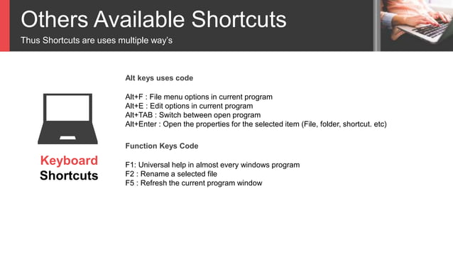 Important Shortcut Keys of Computer keyboard | PPTX