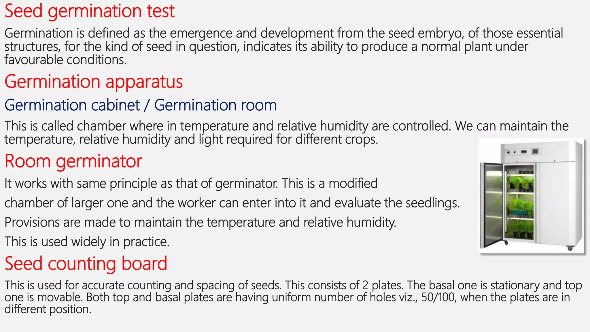 Seed Viability Testing | PPTX