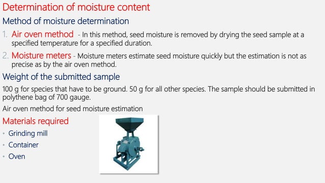 Seed Viability Testing | PPTX | Agriculture | Industries