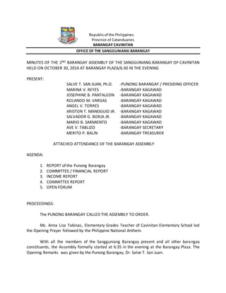 2nd assmbly report final | DOCX