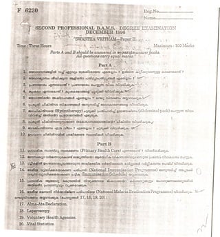 2nd bams Question - swasthavritha ii | PDF