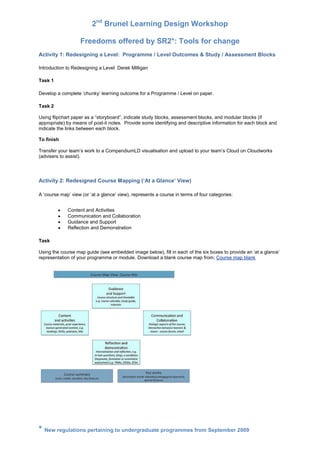 2nd brunel learning design workshop draft3 | PDF