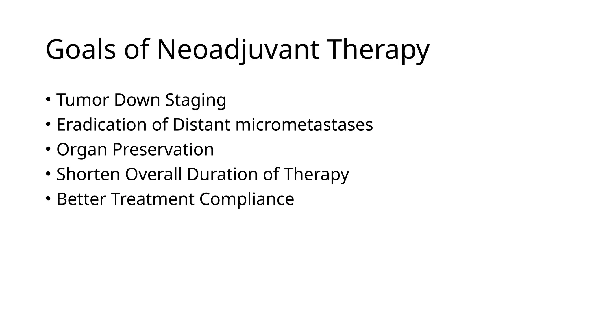 Neoadjuvant therapy of Rectal Cancer: A Case Presentation | PPT