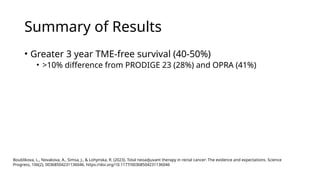 Neoadjuvant therapy of Rectal Cancer: A Case Presentation | PPT