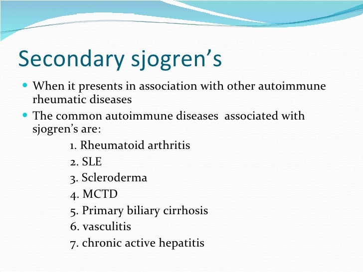 A Case of Sjogren's Syndrome