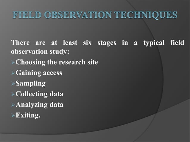observational studies in research methodology | PPTX
