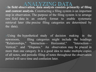 observational studies in research methodology | PPTX