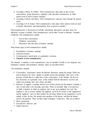 Types of Business Communication | PDF