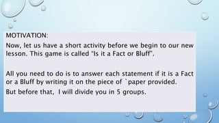 formulate claims of fact, value and policy | PPTX