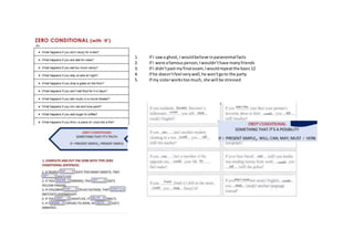 2ND CONDITIONAL- pair work.docx | Paranormal Phenomena | Hobbies & Interests