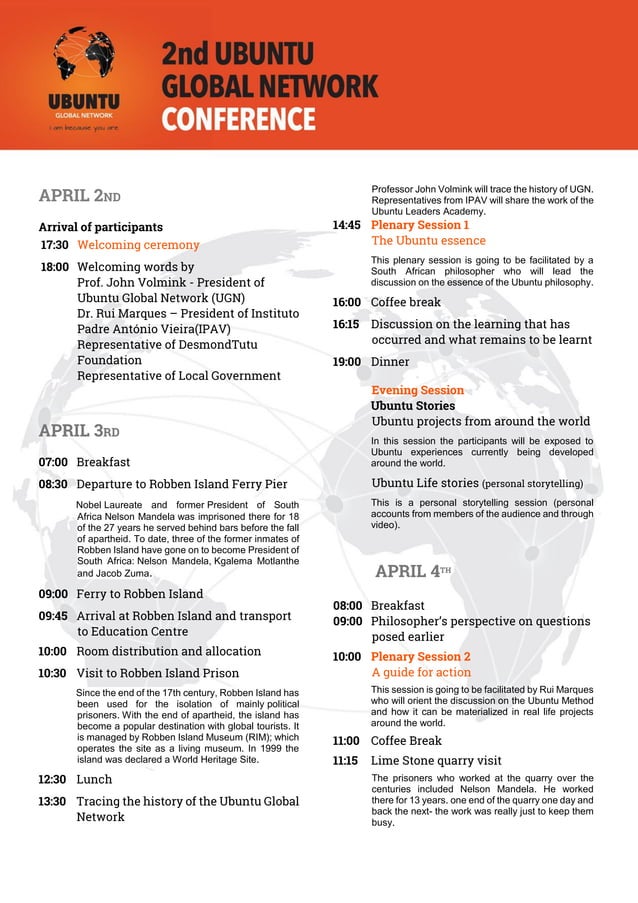 2nd conference ubuntu global network cape town | PDF