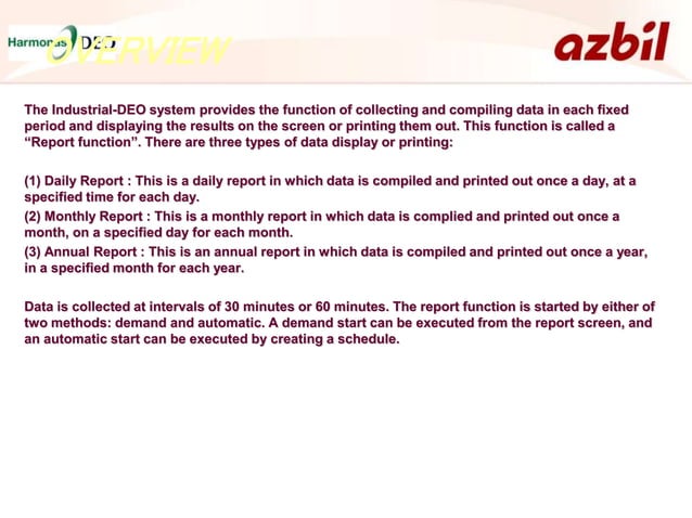 2nd day System Configuration & Basic Functions Control Functions Design ...