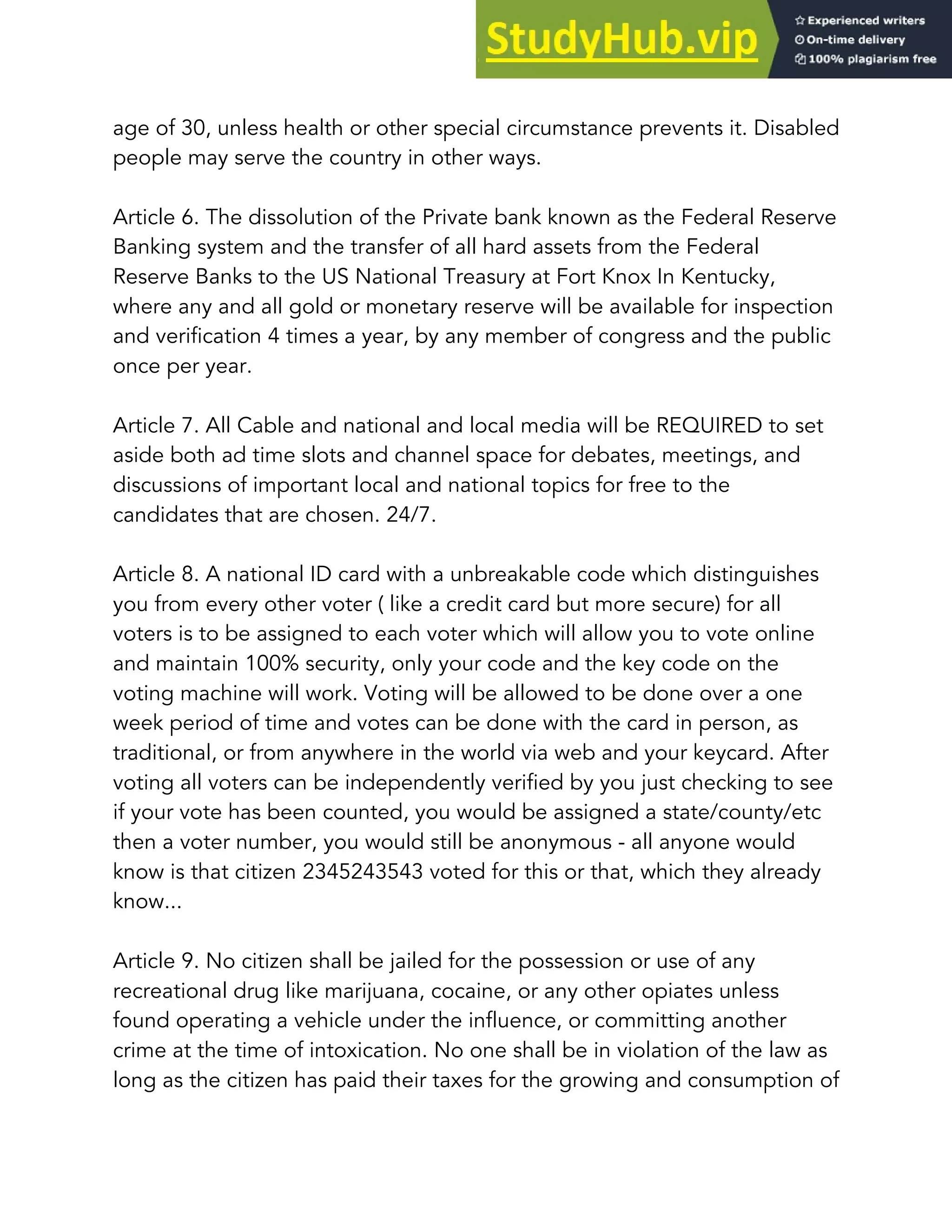 2Nd Declaration Of Independence | PDF | Political Issues & policy ...