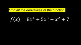 higher derivatives in Basic Calculus PPT | PPT