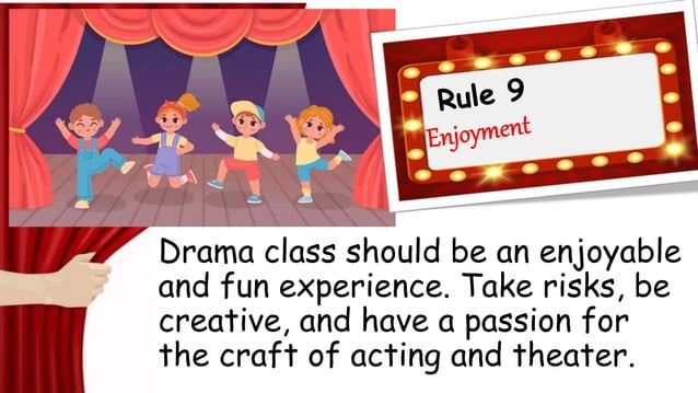 Drama Class Rules.pptx | Drama | Genres