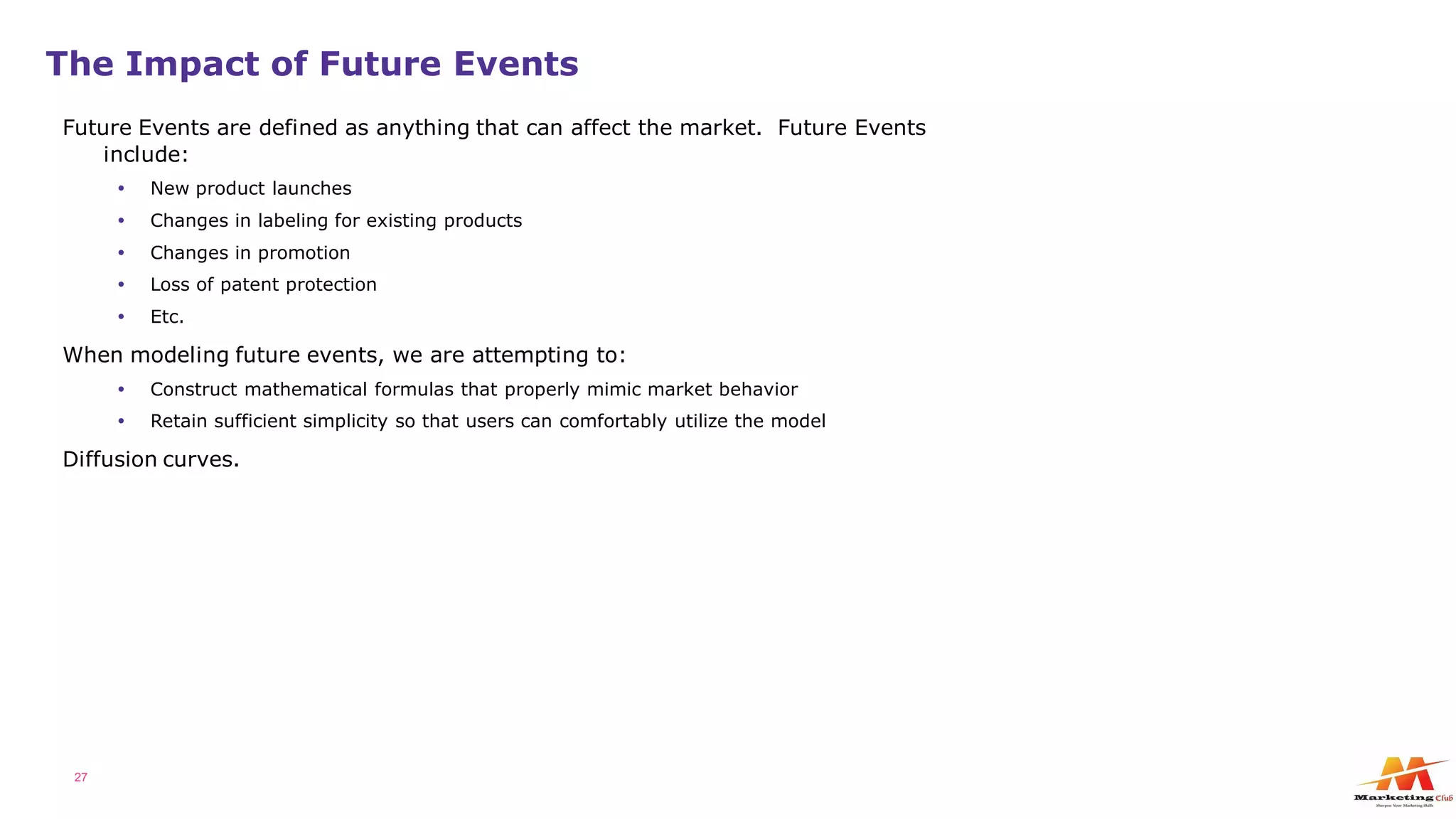 2nd Dubai Marketing Club (Pharmaceutical Forecasting) by Dr.Samer Saeed | PPT