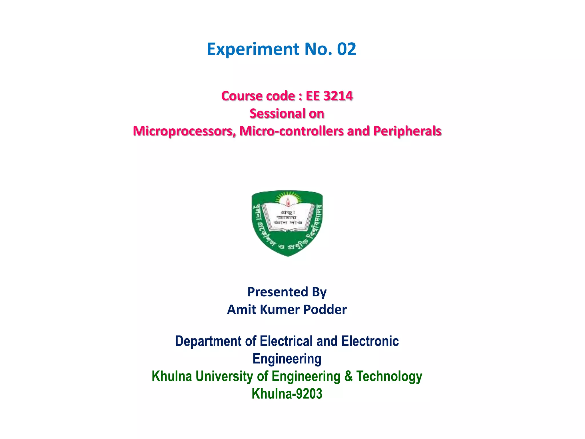 8085 Microprocessor Programming And Instruction Set Ppt Free Download