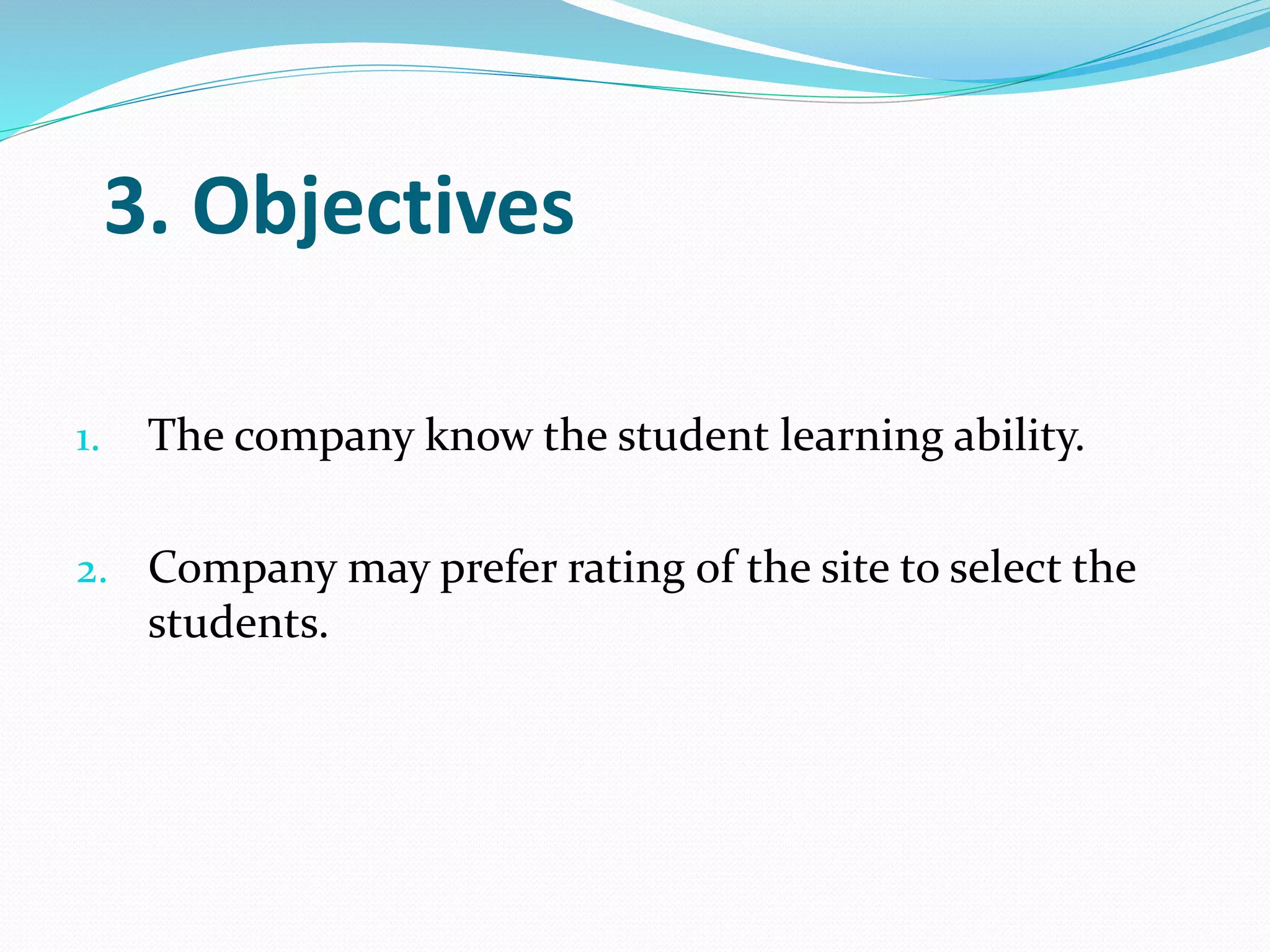 Student Placement Rating System | PPTX