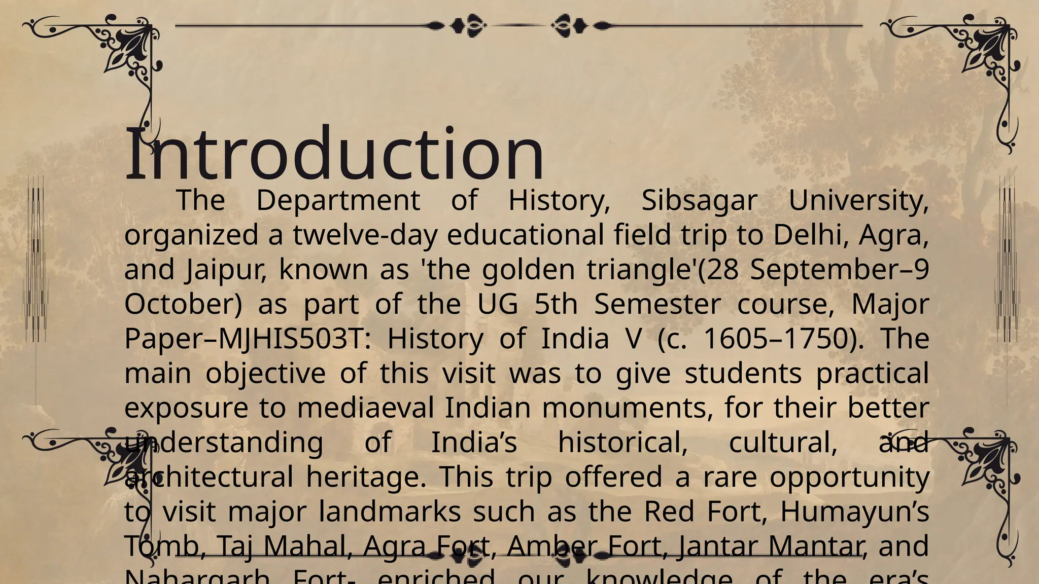 Delhi Agra and Jaipur historical Monument | PPTX