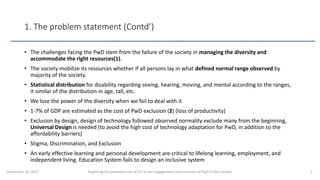 ict and pwd complementary benefits | PPTX