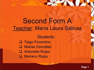 2nd form ppt final version | PPTX