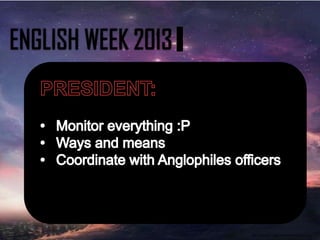English Week | PPTX