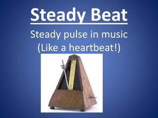 steady beat | PPTX