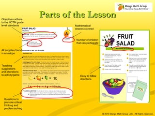 2nd Grade Math Activity: Fruit Salad (Algebra) | PPT