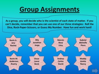 2nd grade science properties of matter advanced presentation | PPTX